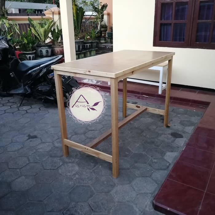 Jual Meja Serbaguna Kafe Warkop Kayu Jati Belanda Meja Makan | Shopee ...