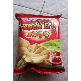 Jual snack jadul makanan ringan french fries 2000 snack kentang saos ...