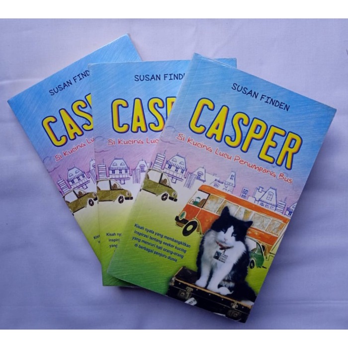 Jual CASPER SUSAN FINDEN SI KUCING LUCU PENUMPANG BUS BUKU MEMOAR BUKU ...