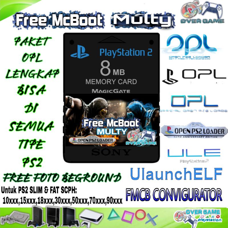 Jual PRODUK BARU MC BOOT MULTY PS2 OPL LENGKAP | Shopee Indonesia
