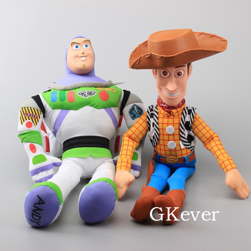 Jual mainan Cartoon Big Size 50-55 cm Toy Story Woody Buzzlight Year ...