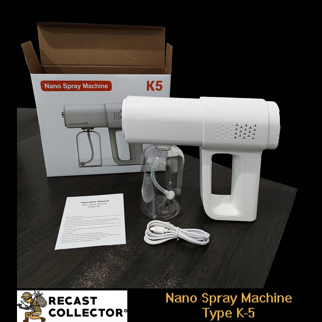 Jual NANO GUN SPRAY K5 Original Wireless UV Light Disinfectant Wireless ...