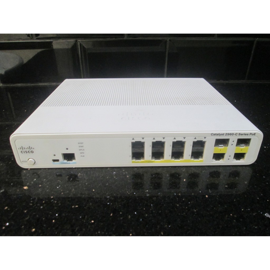 Jual Switch Hub POE Cisco WS-C2960C-8PC-L 8 Port Untuk Access Point ...