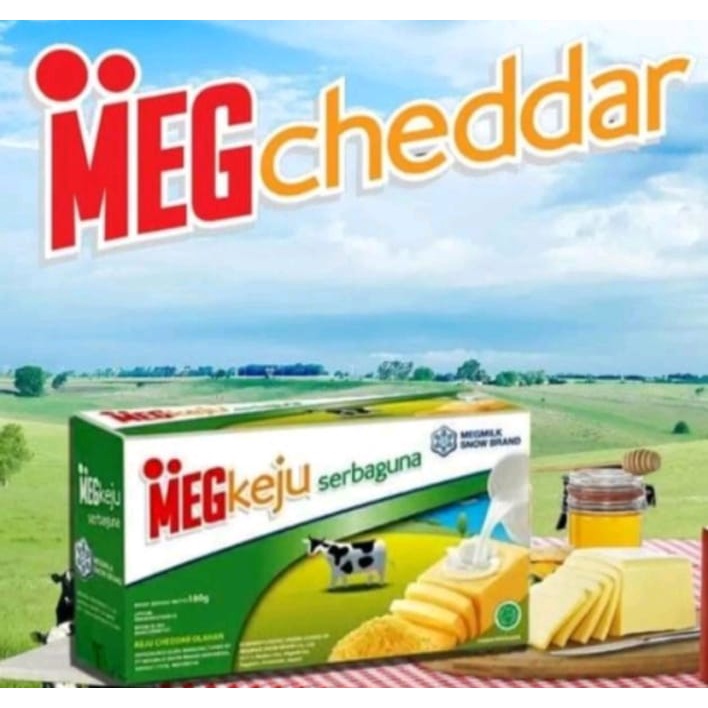 Jual MEG Keju Serbaguna 165 gram Premium Cheese | Shopee Indonesia