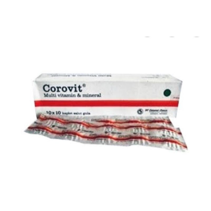 Jual COROVIT BOX 100tab/Multivitamin lengkap | Shopee Indonesia