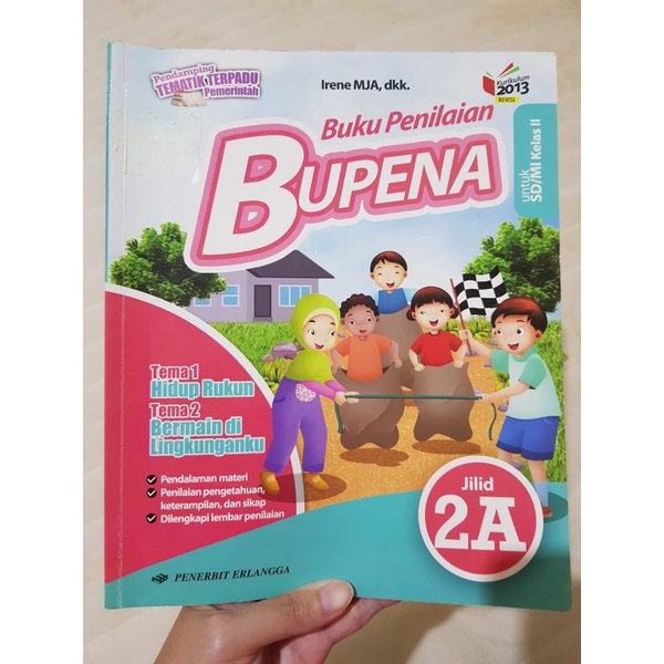 Jual Buku Bupena Kelas 2 SD 2A 2B 2C 2D Erlangga | Shopee Indonesia
