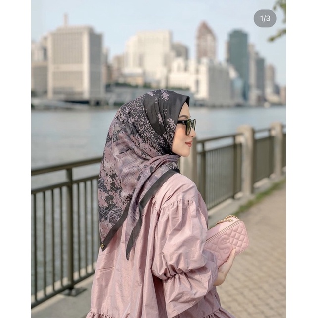 Jual New York 3 Courage Buttonscarves | Shopee Indonesia