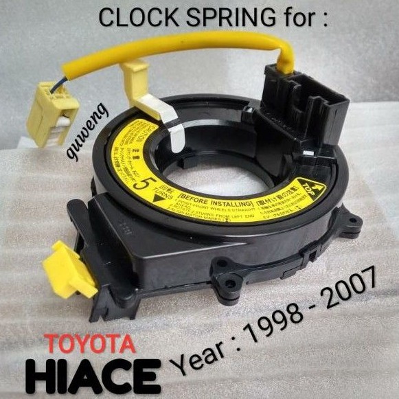 Jual kabel spiral klakson fleksibel stir TOYOTA HIACE tahun 1998 - 2007 ...