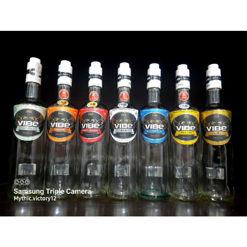 Jual Botol bekas miras Vibe 700 ml ( Beli 4 GRATIS 1 ) | Shopee Indonesia