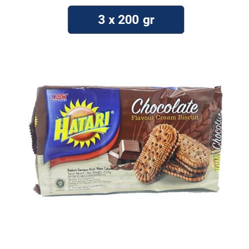 Jual Hatari Biskuit Cokelat 3 x 200 gr | Shopee Indonesia