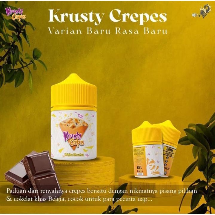 Jual Krusty Crepes V4 Belgian ChocoBan 3/6MG - 60ML | Shopee Indonesia