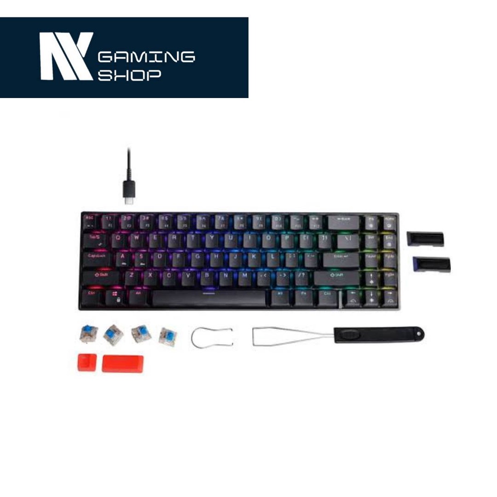 Jual Rexus Daxa M71 Classic Black Mechanical Gaming Keyboard | Shopee ...