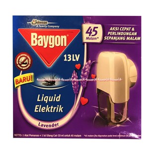 Jual Baygon Liquid Elektrik Wangi Lavender 30 malam Obat Nyamuk Colok Wangi Lafender 30Malam ...