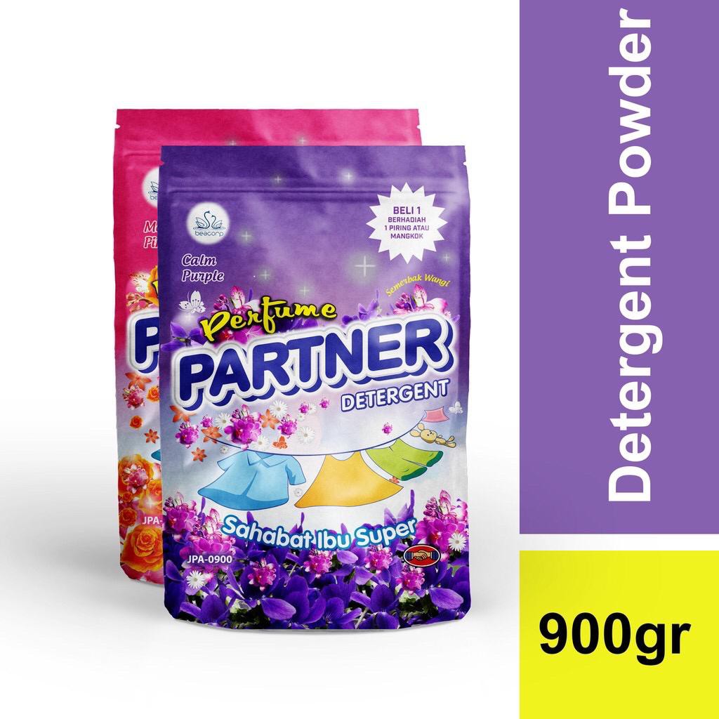 Jual Partner Detergent Powder 900gr Pembersih Noda Baju Deterjen Baju ...
