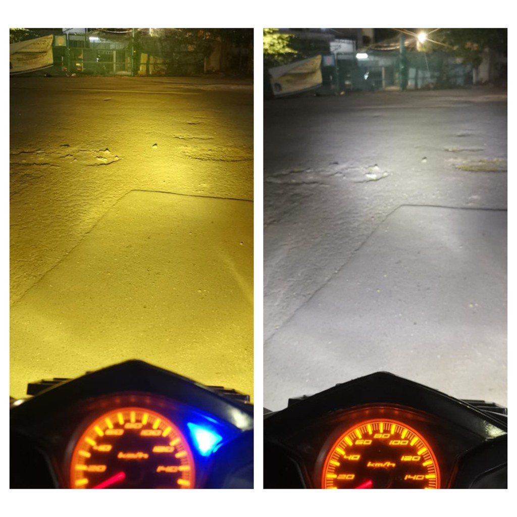 Jual Lampu Led Motor Luminos Z2 3 Sisi 2 Warna Kuning Putih Beat Fi ...