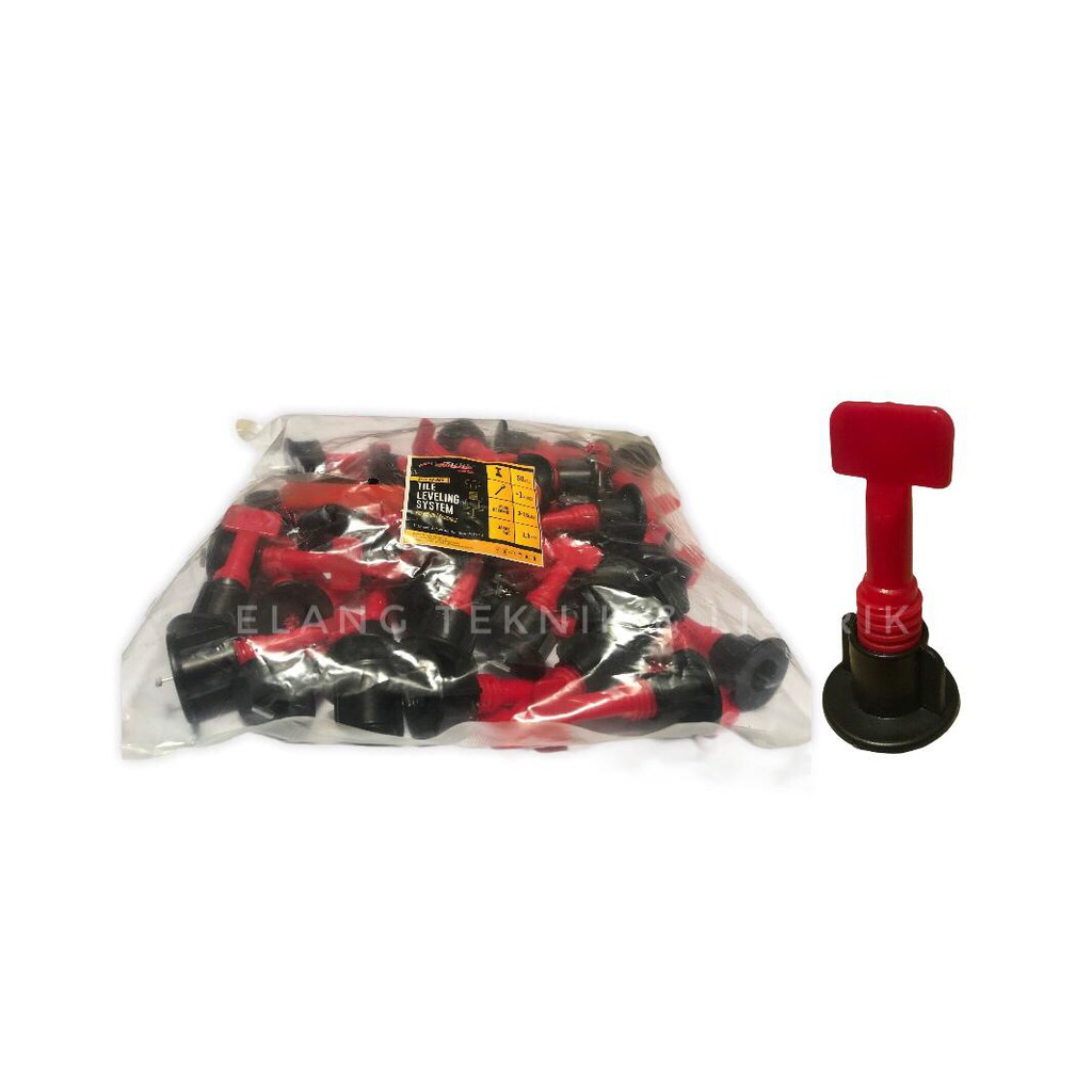 Jual TILE LEVELING SOLID / ALAT PERATA NAT KERAMIK GRANIT 1,5 MM ISI 50 ...