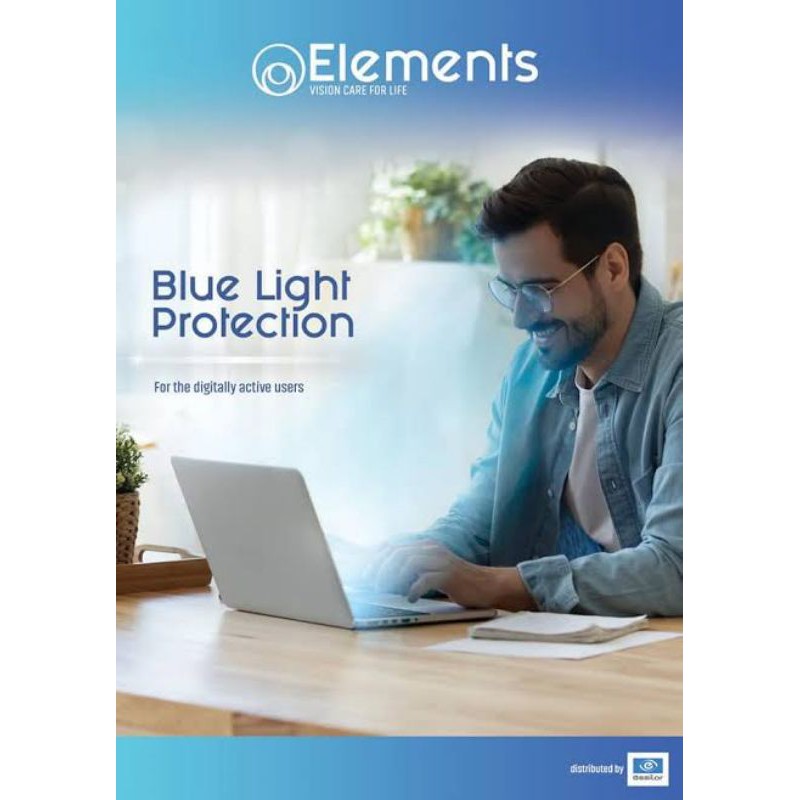Jual Lensa Essilor Elements fitur Drive Anti Blueray 1.6 CR | Shopee ...