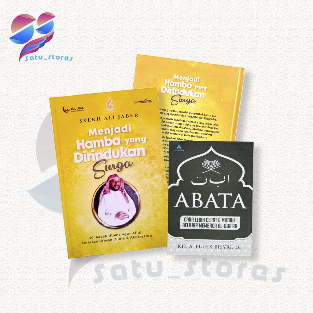 Jual Buku Syekh Ali Jaber - Menjadi Hamba yang dirindukan surga+bonus ABATA | Shopee Indonesia