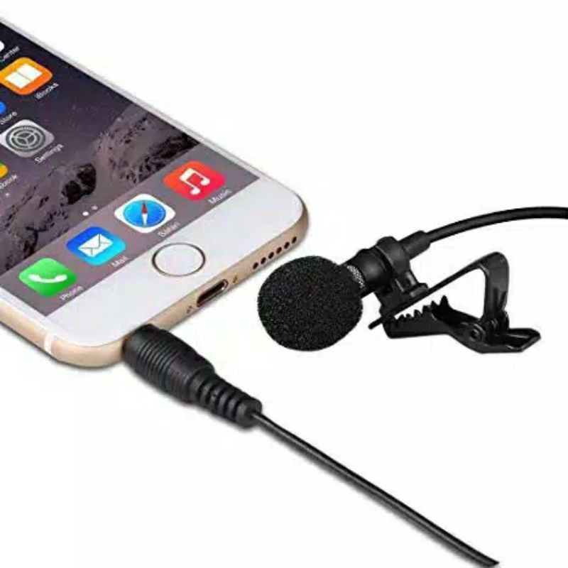 Jual Mic Clip On Youtuber Microphone Tik Tok Jack Audio 3.5mm Microfon ...