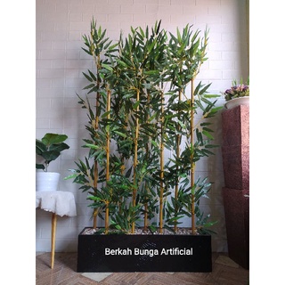 Jual Bambu partisi artificial undak tanaman hias dekorasi rumah ...