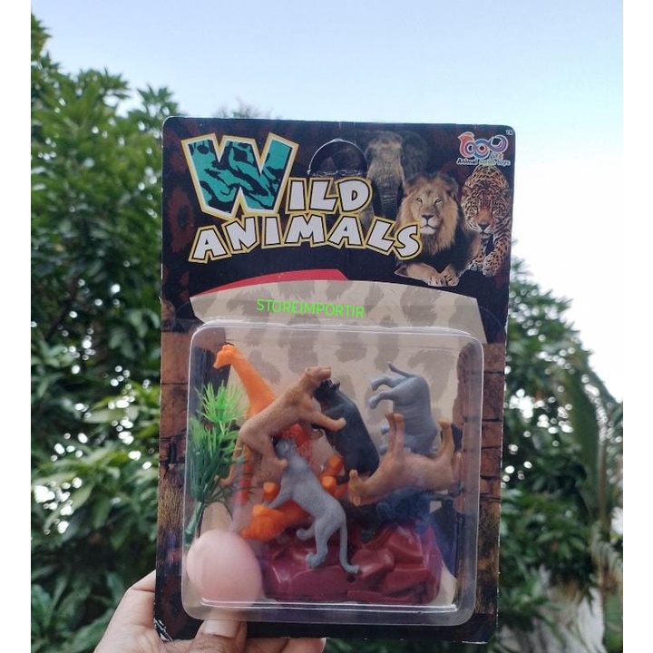 Jual Mainan Anak Hewan Karet Wild Animals 866-Y2/Mainan Edukasi Hewan ...