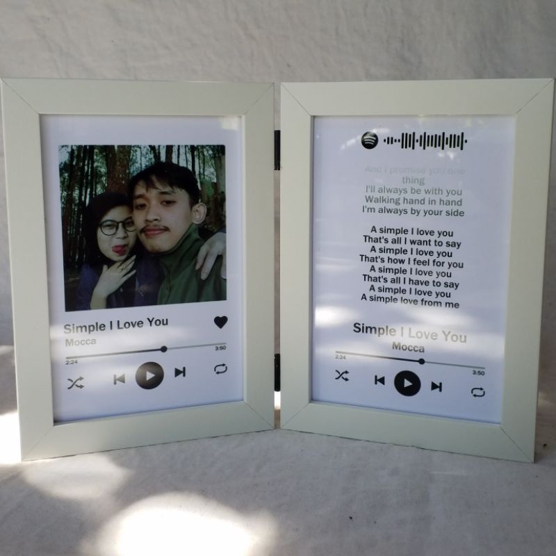 Jual Spotify Soundtrack Frame + Musik Lirik | Kado Ulang tahun | Kado Anniversary | Kado Wisuda ...