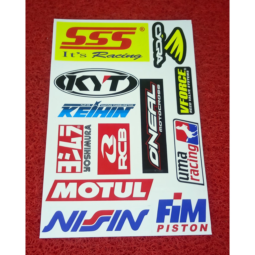 Jual STICKER PACK MIX, Sudah Terpotong sesuai Bentuk Produk Sesuai ...