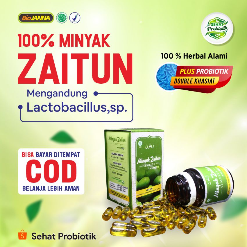 Kapsul Zaitun Probiotik | Obat Herbal Probiotik | Zaitun Probiotik ...