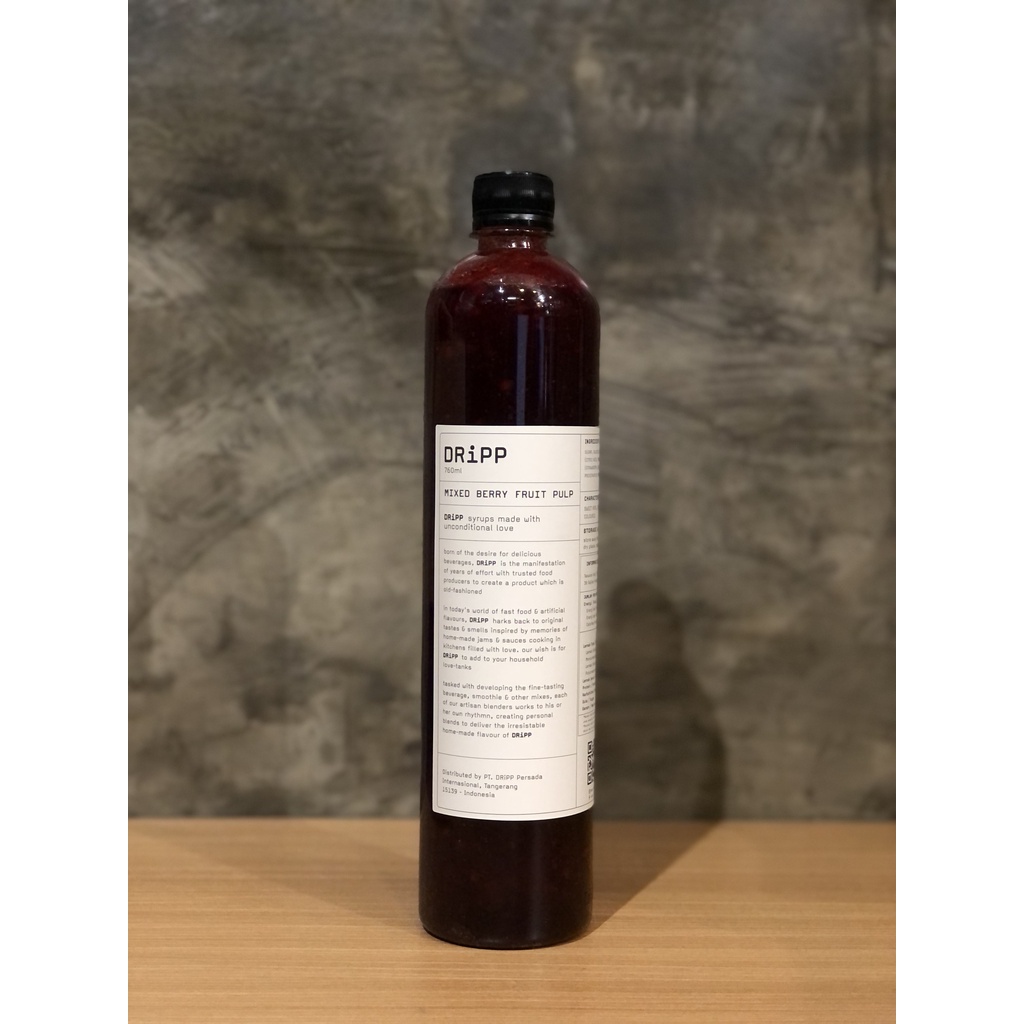 Jual Dripp Syrup Mixed Berry Fruit Pulp 760 ML - Rasa Mixed Berry 760 ...