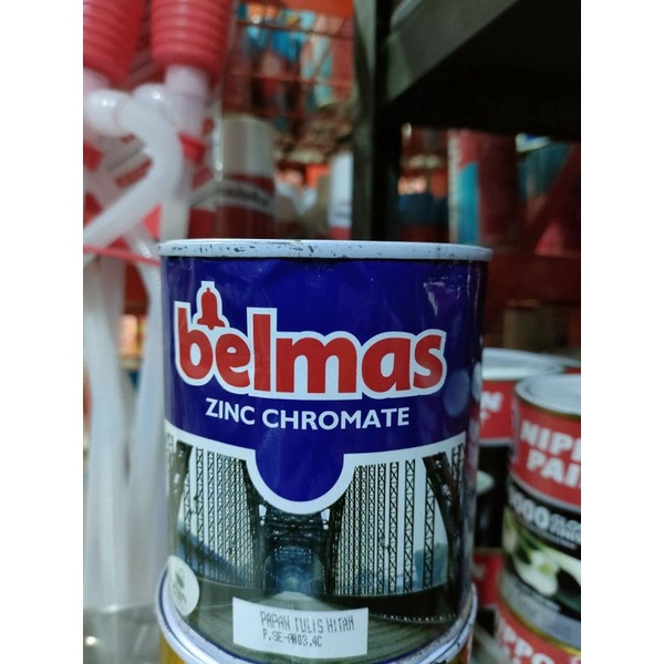 Jual CAT PAPAN TULIS BOARD DLL BELMAS ZINC CHROMATE WARNA HITAM DOFF ...