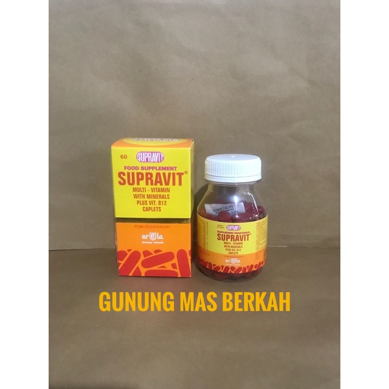Jual SUPRAVIT isi 60 KAPSUL Supravit 60 Kapsul - Membantu memelihara kesehatan tubuh | Shopee ...
