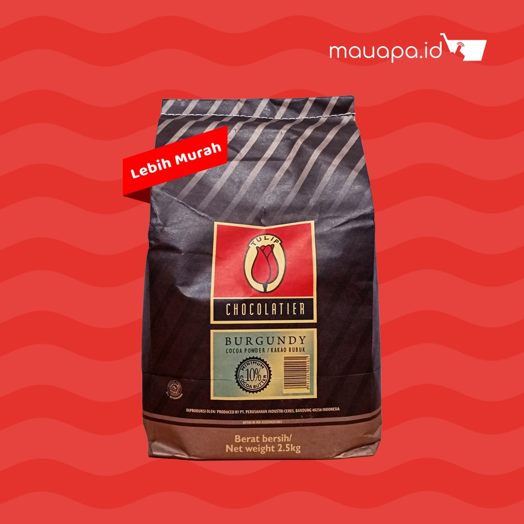 Jual Cokelat Bubuk Tulip Burgundy 2.5kg | Shopee Indonesia