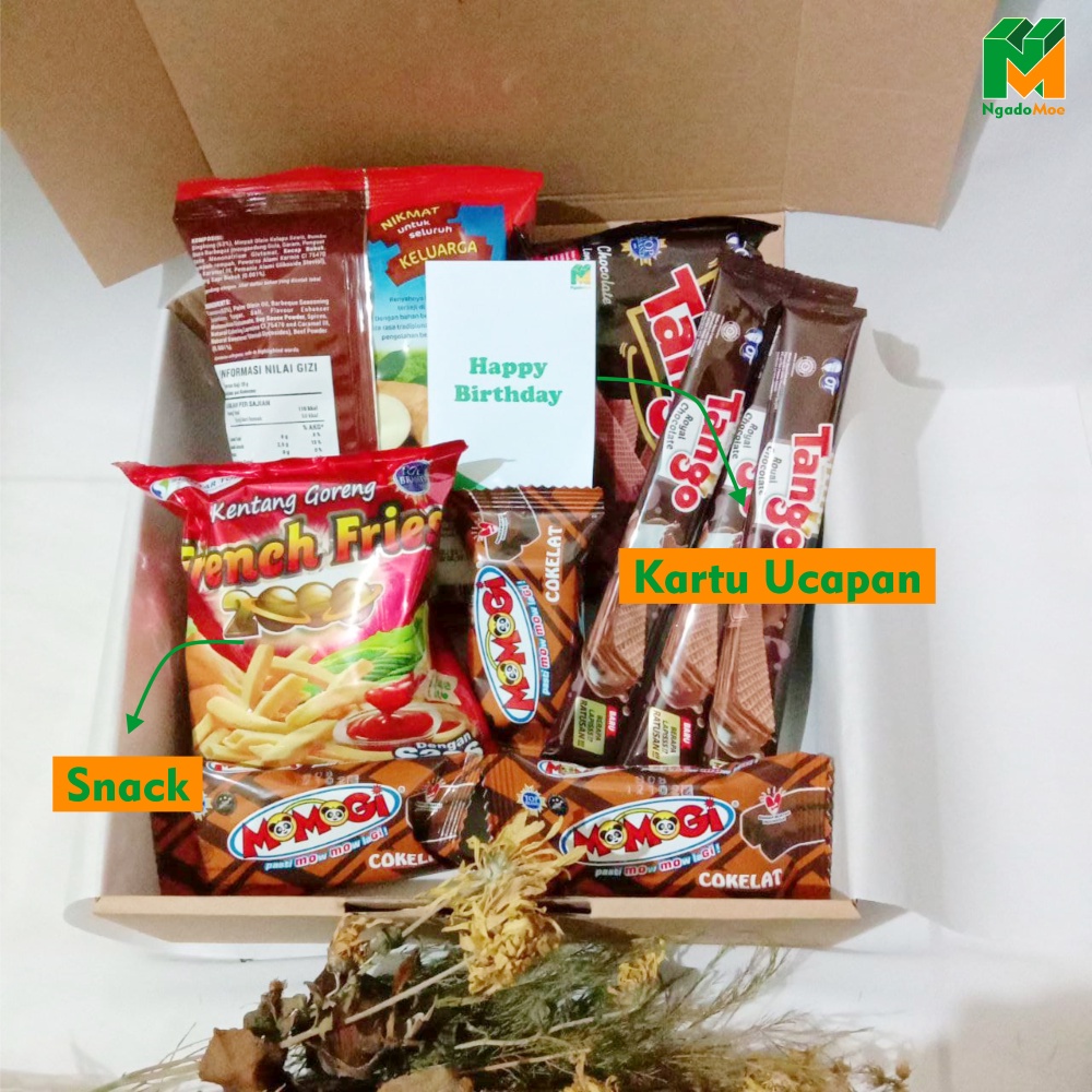 Jual Hampers Snack Murah Gift Box Snack Kado Wisuda Kado Ulang Tahun ...