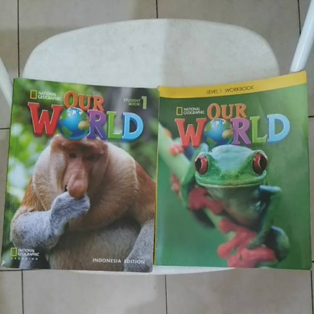 Jual Our World Student + Work Book Level 1 National Geographic | Shopee Indonesia