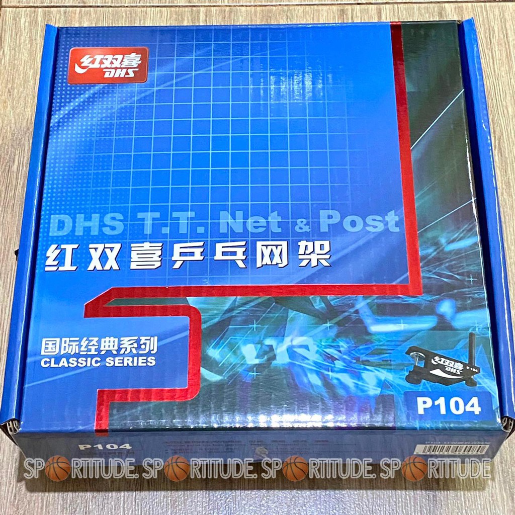Jual Tiang dan Net Pingpong DHS P104 ORIGINAL (SATU SET) Tenis Meja | Shopee Indonesia