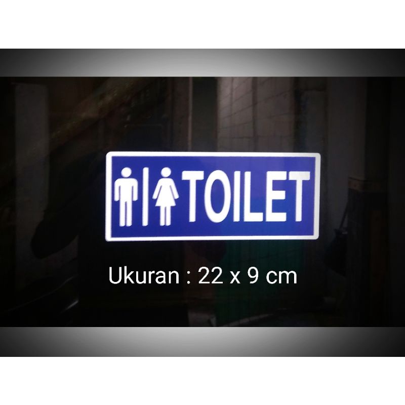 Jual Toilet Logo Pria Wanita / Acrylic Sign Board | Shopee Indonesia