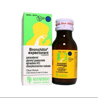 Jual Obat Batuk.pilek,BRONCHITIN SYR 60 ML/Harga per botol | Shopee ...