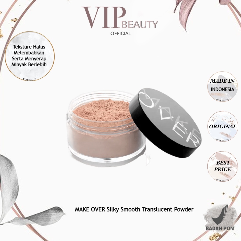 Jual MAKE OVER Silky Smooth Translucent Powder 35g - Bedak Tabur ...