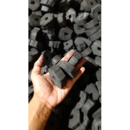 Jual arang briket hexagonal bbq 1kg / 2cm x 5cm areng batok kayu ...