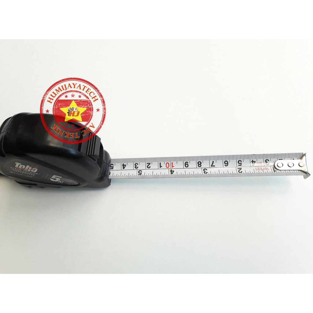 Jual Meteran 5M Toho / Meteran 5 meter / Meteran plat Indonesia|Shopee ...