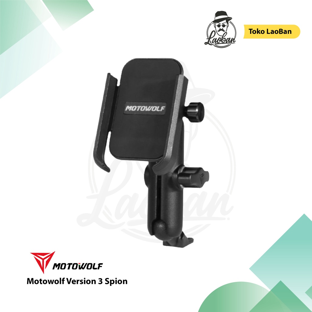 Jual Phone Holder MOTOWOLF V3 - Holder HP MOTOWOLF Spion Sepeda Motor | Shopee Indonesia
