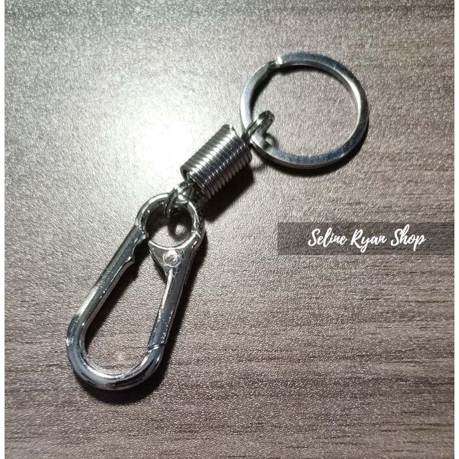 Jual Gantungan Kunci Carabiner Karabiner dengan Per / Pegas | Shopee ...