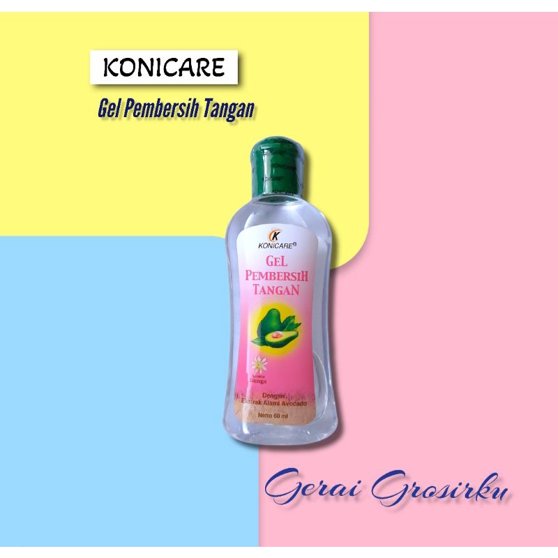 Jual KONICARE HAND SANITIZER 60ml extrak avocado (satuan) | Shopee ...