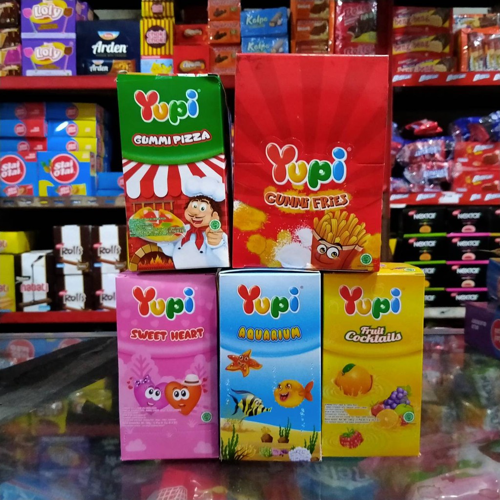 Jual Yupi Gummy Candy 1000an Box | Shopee Indonesia