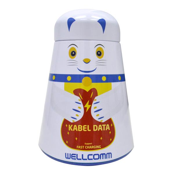 Jual WELLCOMM Kabel Data Flat Type-C Data Cable Wellcomm Flat Toples ...