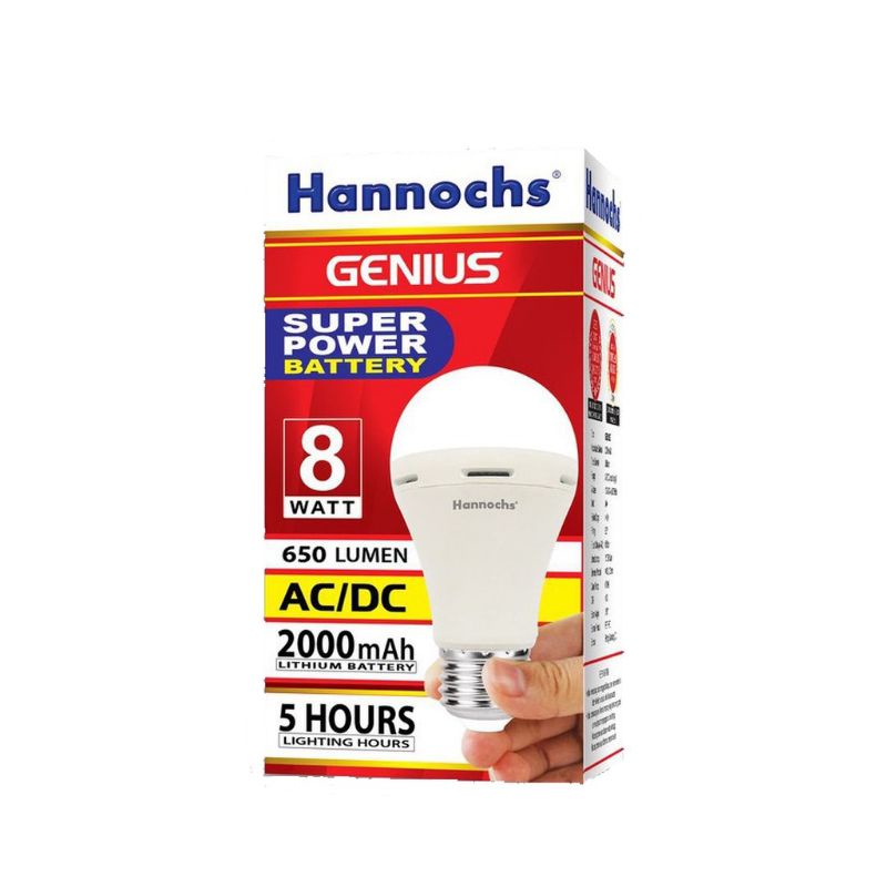 Jual Lampu Led Emergency Hannochs Genius 8watt 8 watt | Shopee Indonesia