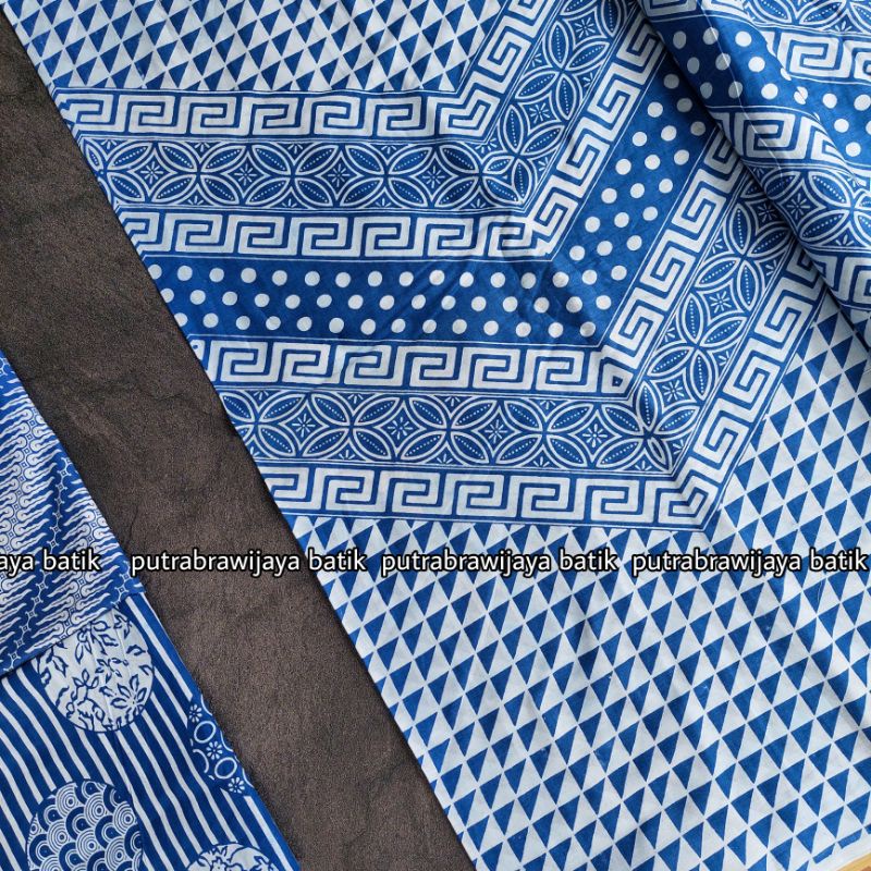 Jual Kain batik motif gunungan wayang kain batik pekalongan batik set ...