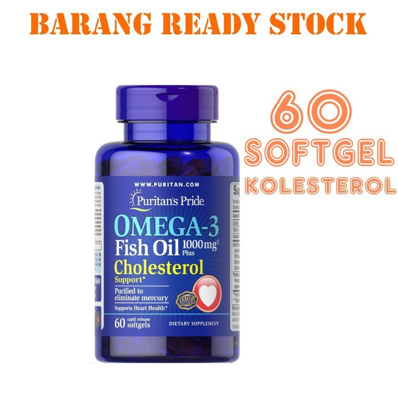 Jual Puritan's Pride Omega-3 Fish Oil 1000mg | Shopee Indonesia