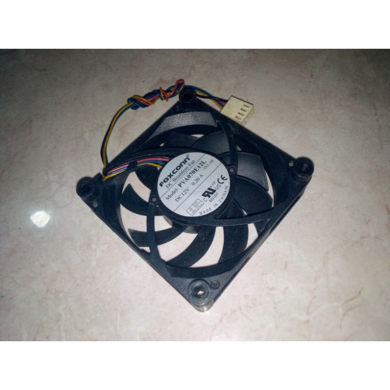 Jual KIPAS FAN PWM BRUSHLESS 7CM ORIGINAL FOXCONN PVA070E12L 12V 0.2A ... Jual KIPAS FAN PWM BRUSHLESS 7CM ORIGINAL FOXCONN PVA070E12L 12V 0.2A ...