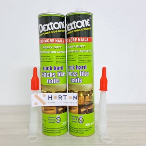 Jual LEM DEXTONE NO MORE NAILS CONSTRUCTION ADHESIVE HEAVY DUTY 300 ML ...